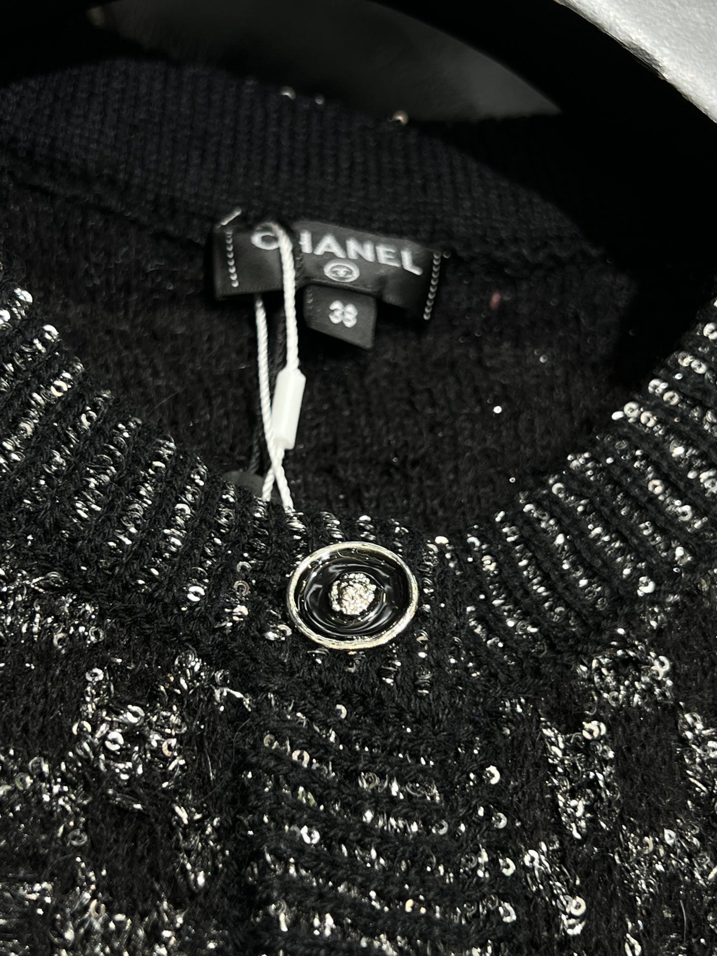 Chanel Tweed Jacket Black For Men