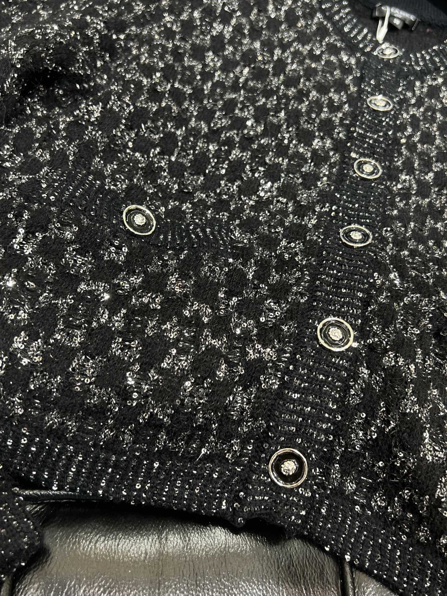 Chanel Tweed Jacket Black For Men